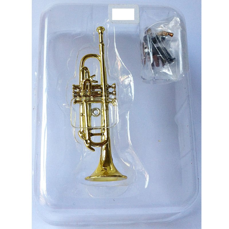 Miniature Orchestral Instrument - Trumpet Brass - Non Scale - F-Toys