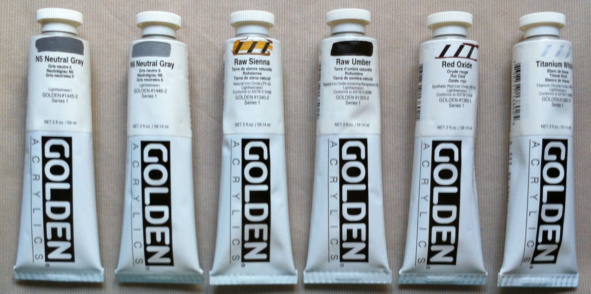 Golden Artist Colors Lot of 80 2 fl. oz. (59.14 ml) acrylic paint tubes