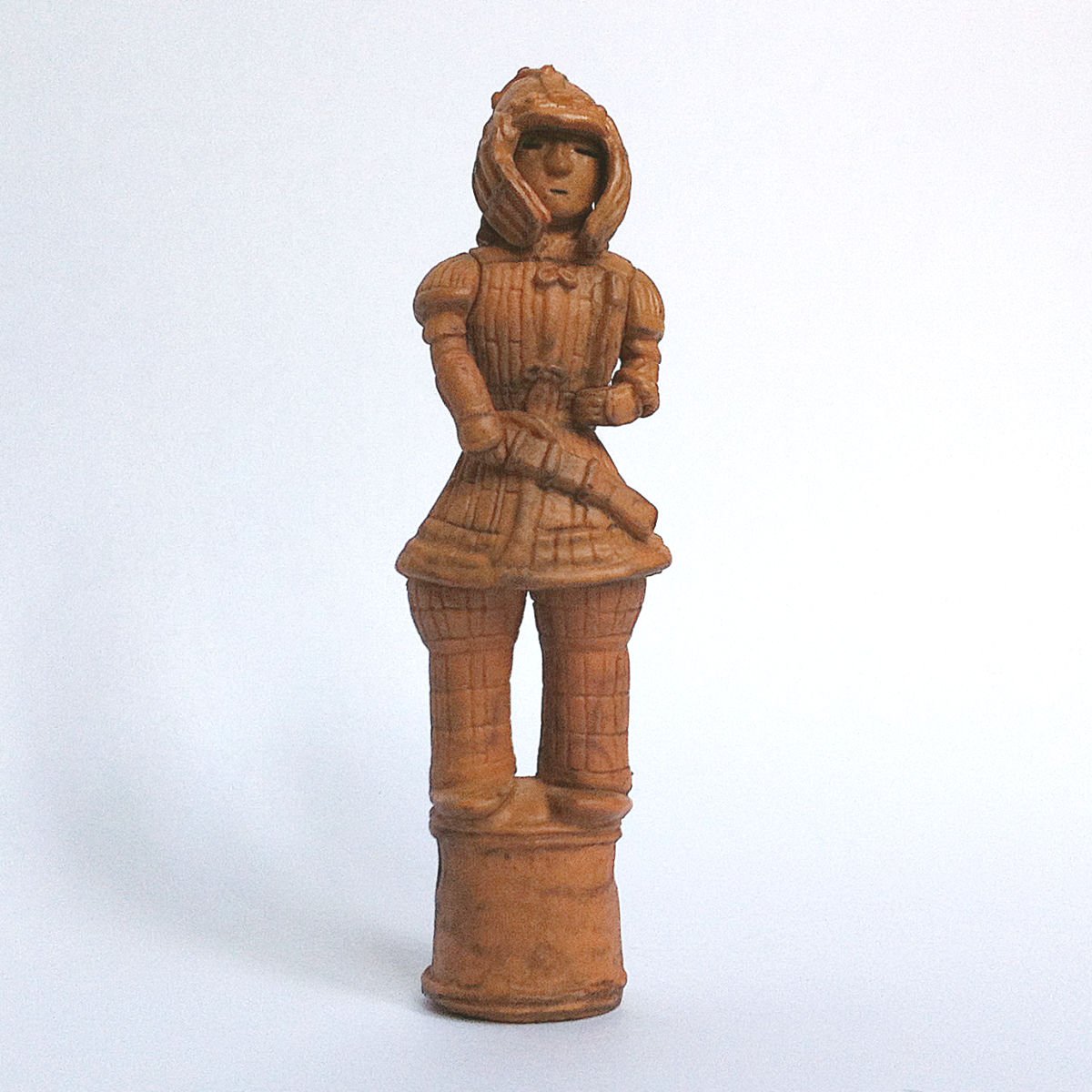 Haniwa warrior keikō type armor figurine from History Museum Haniwa ...