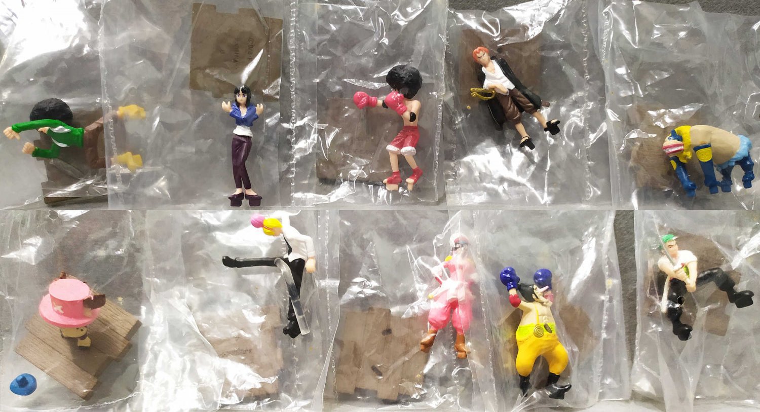 One Piece Full Color R Part 2 Gashapon Figure Complete Set Bandai