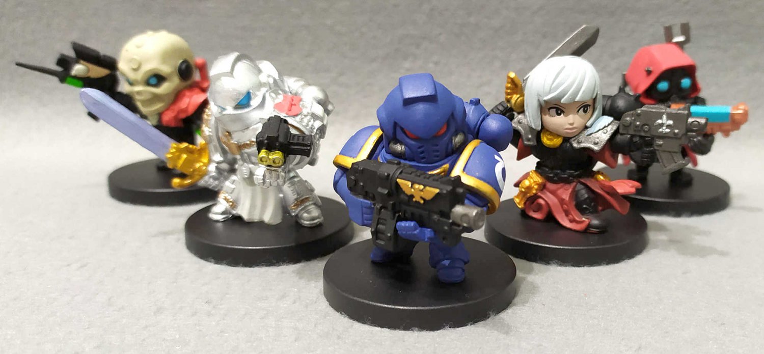 Warhammer 40K Chibi Figures Series 1 Gashapon Complete Set Bandai