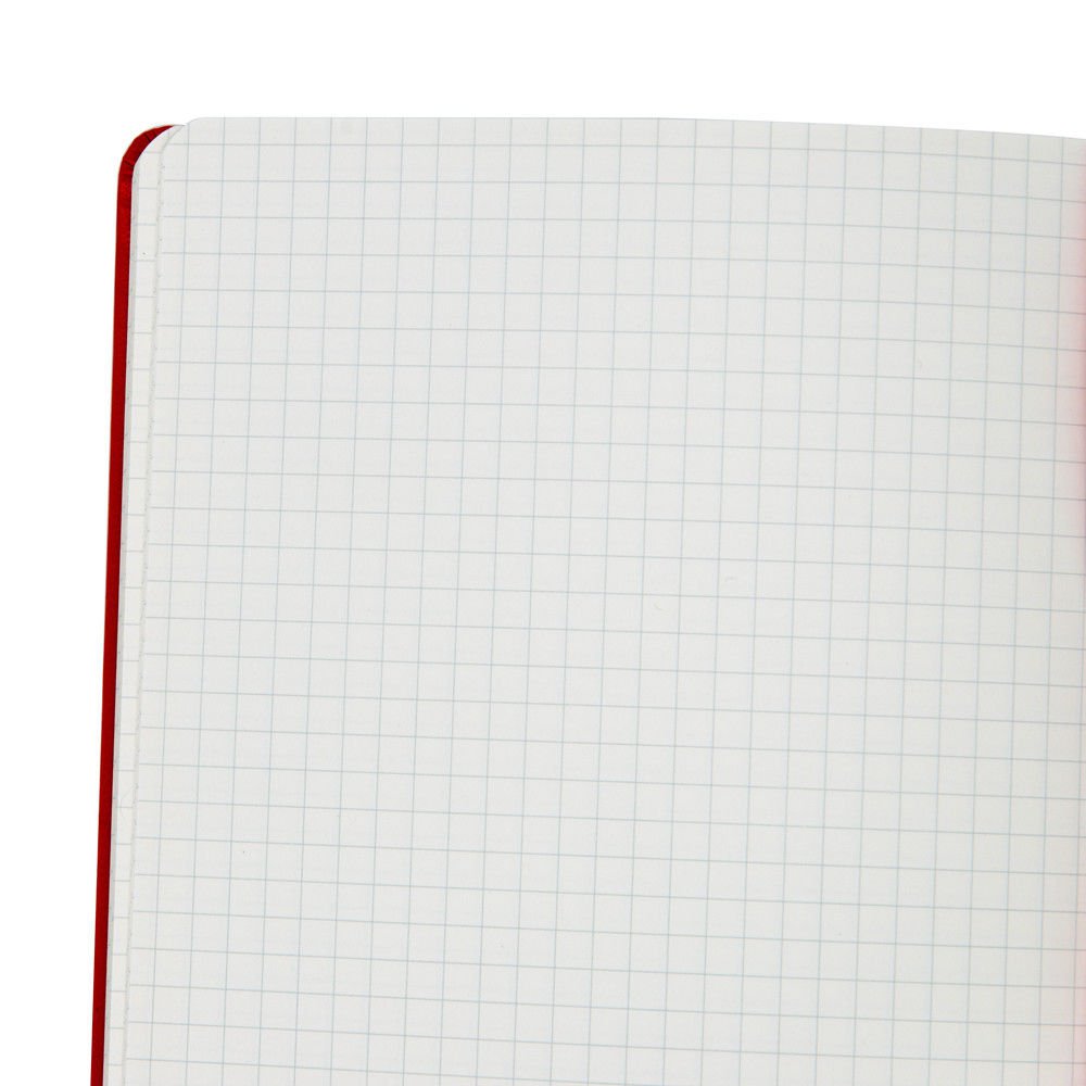 Red Grid Paper Notebook for Bulelt Journal Design Drawing Chart, Medium ...