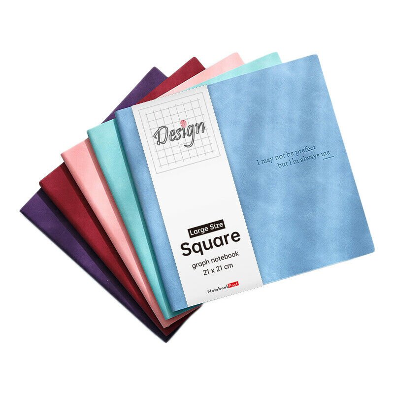 Square Notebook with Graph Paper for Design Composition Note Soft ...