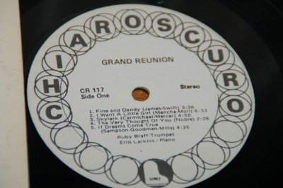Ruby Braff Ellis Larkins The Grand Reunion Jazz LP Record