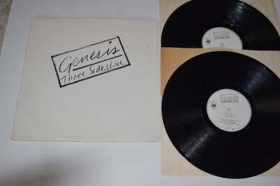 Genesis Three Sides Live Vinyl Record LP