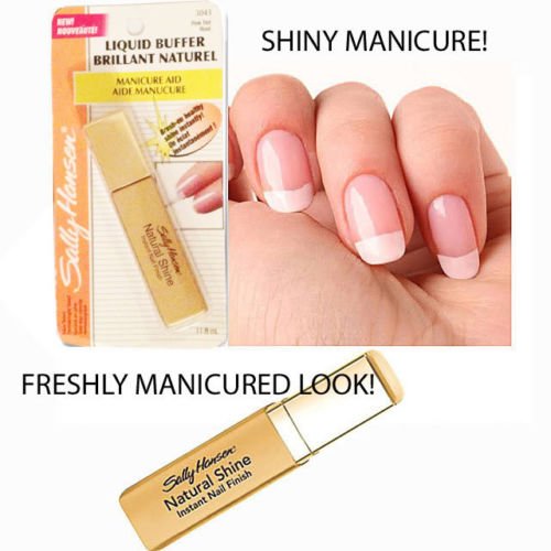 SALLY HANSEN Liquid Buffer NATURAL SHINE INSTANT NAIL FINISH - PINK ...