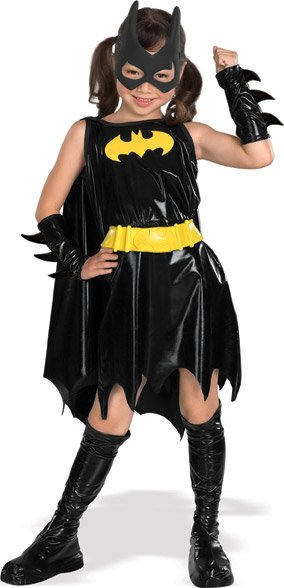 BATGIRL CHILD Costume Girl Deluxe Complete Costume Medium