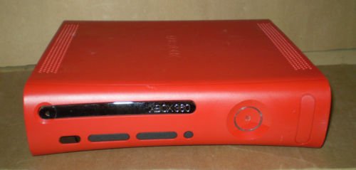 MICROSOFT XBOX 360 ELITE RED LIMITED EDITION CONSOLE SHELL & FACEPLATE!