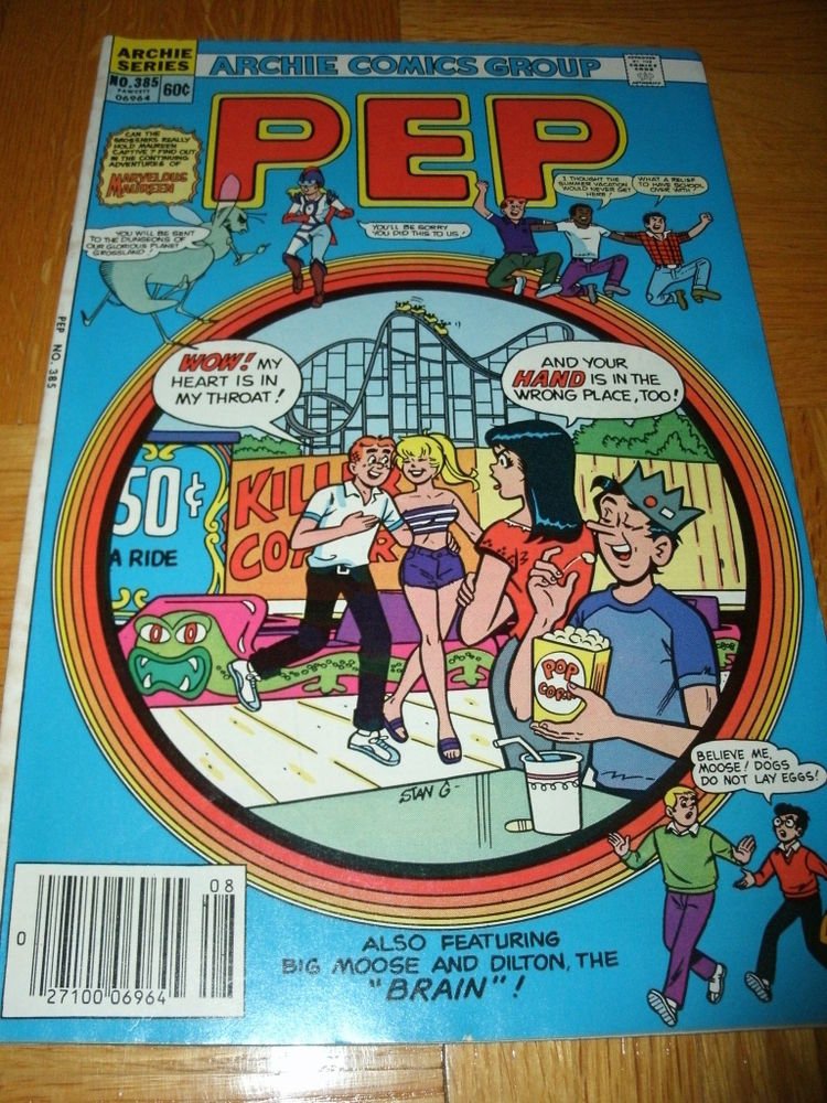 PEP ARCHIE SERIES VINTAGE 385 AUGUST 1982 HEART PARK