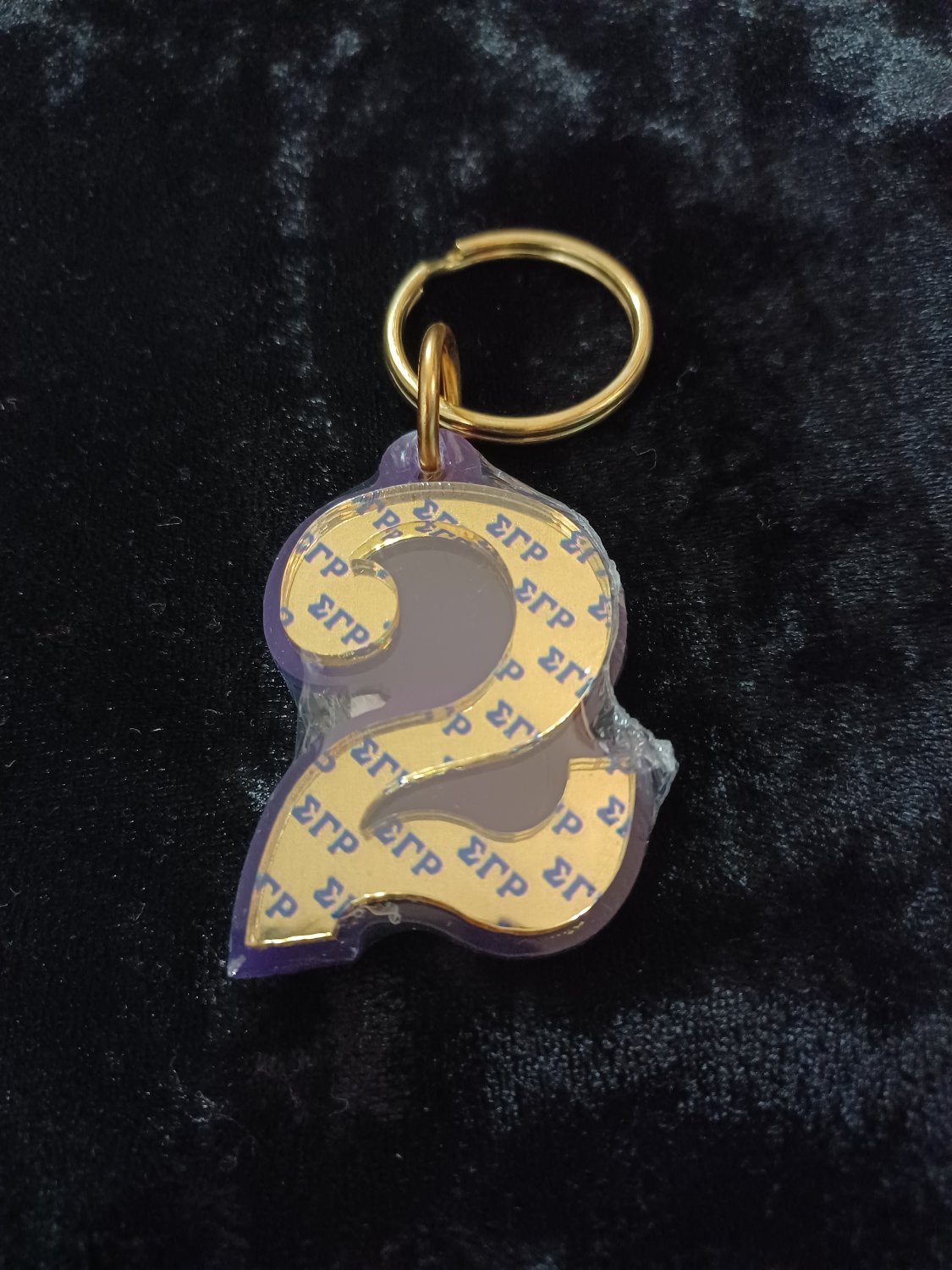 Omega Psi Phi Fraternity Line Number Key Chain 1 to 99