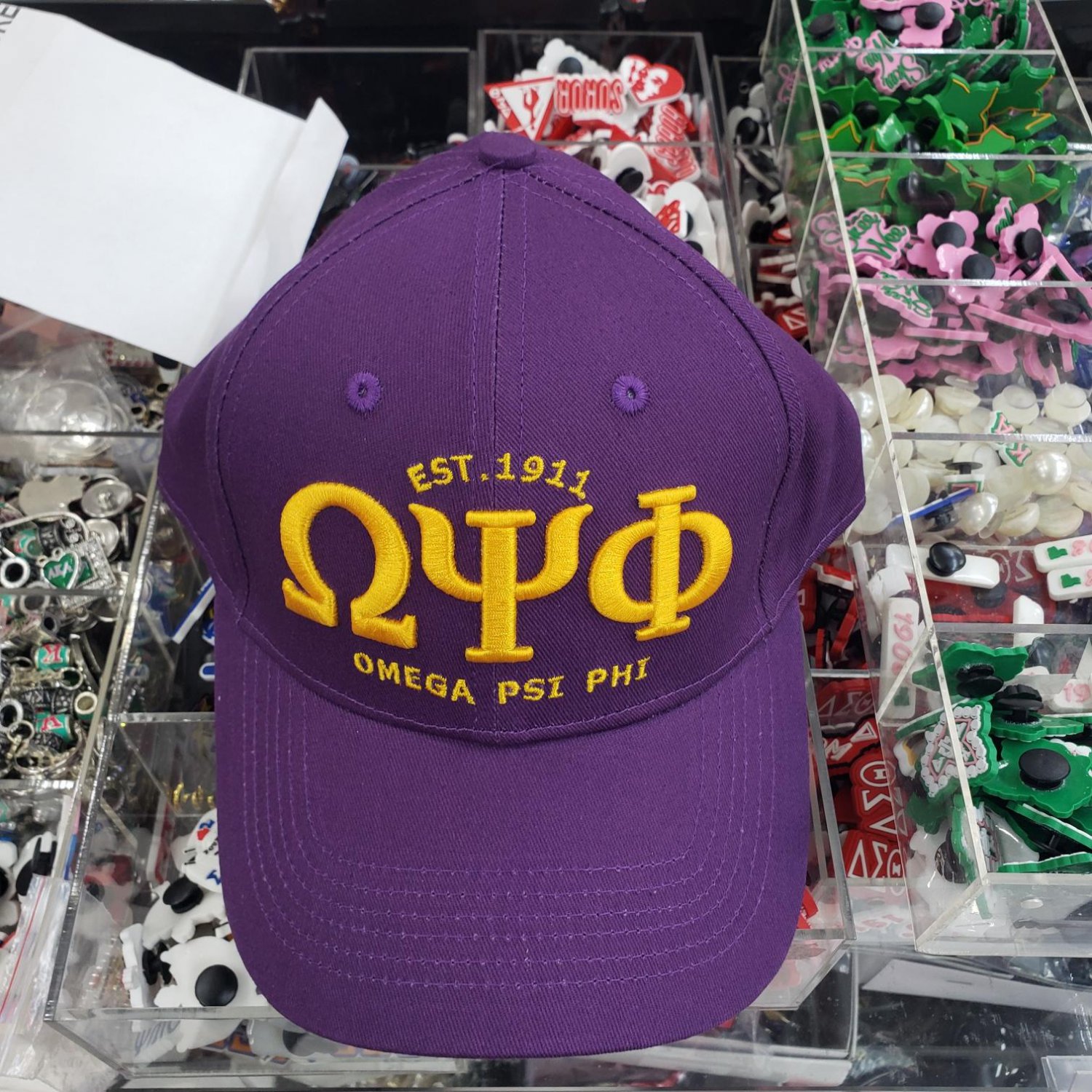 OMEGA PSI PHI FRATERNITY BASEBALL CAP