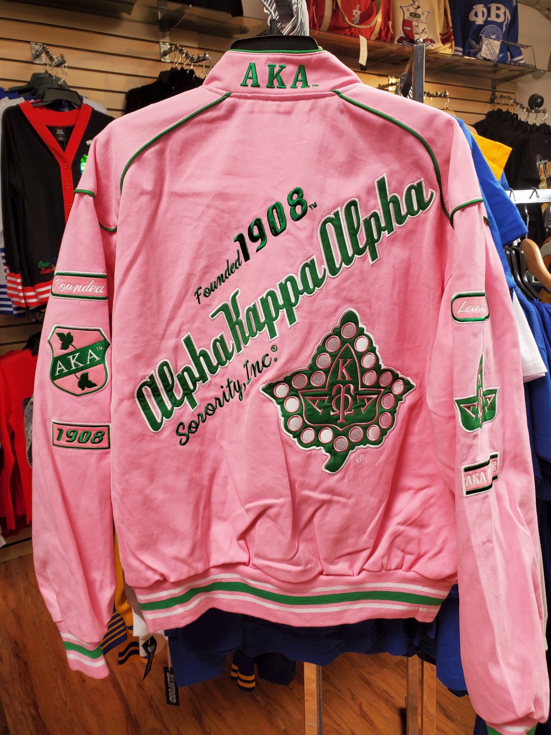 AKA ALPHA KAPPA ALPHA SORORITY RACE JACKET XL