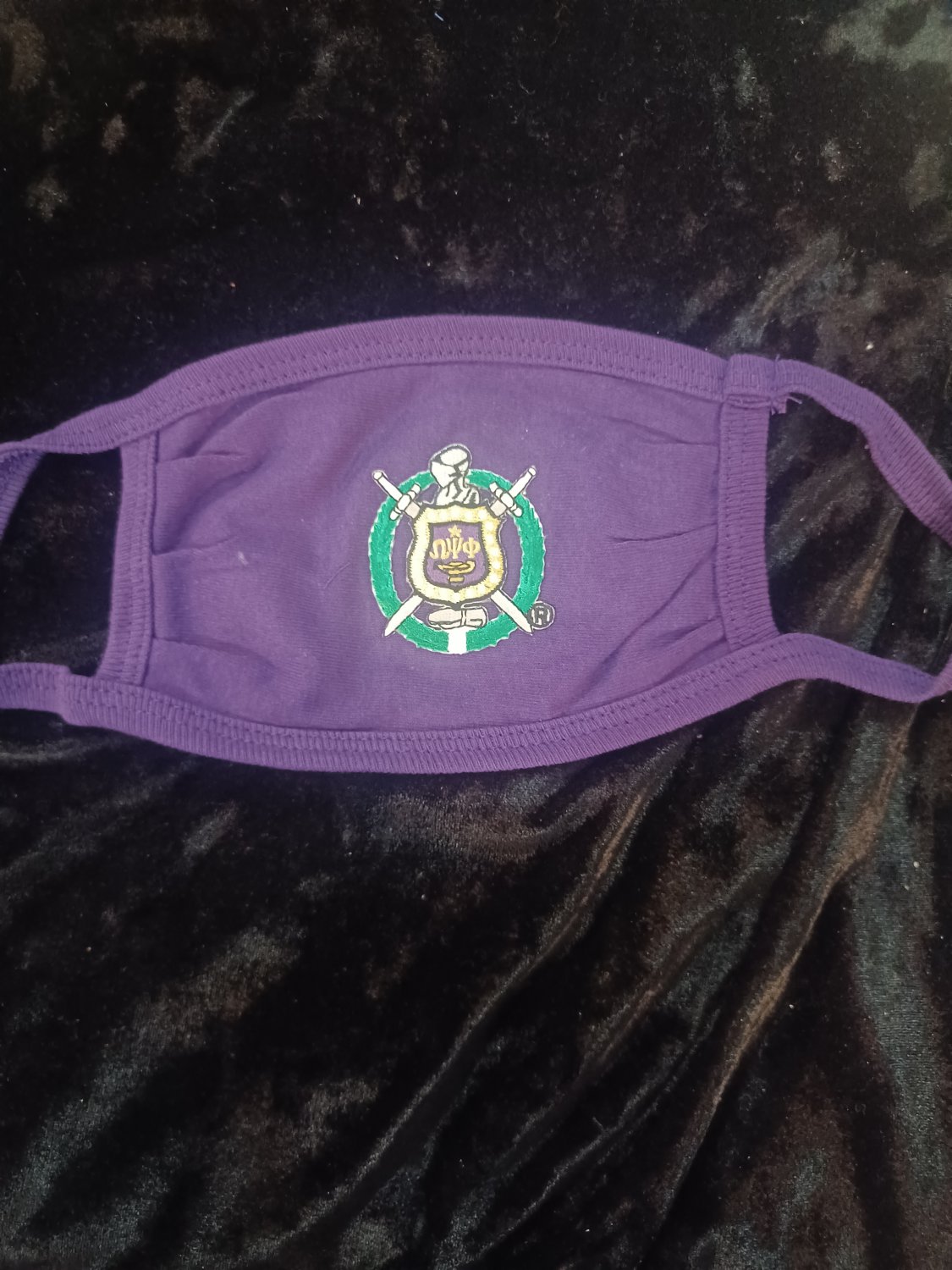 OMEGA PSI PHI FRATERNITY POLYESTER FACE MASK COVER 1911