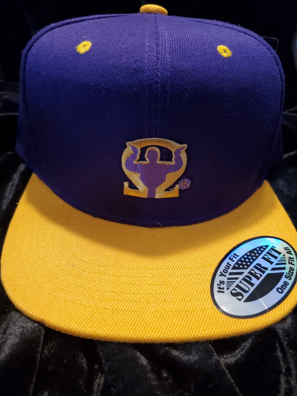 Omega Psi Phi Fraternity Purple Gold Baseball Cap