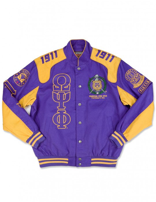 OMEGA PSI PHI FRATERNITY PURPLE RACE JACKET