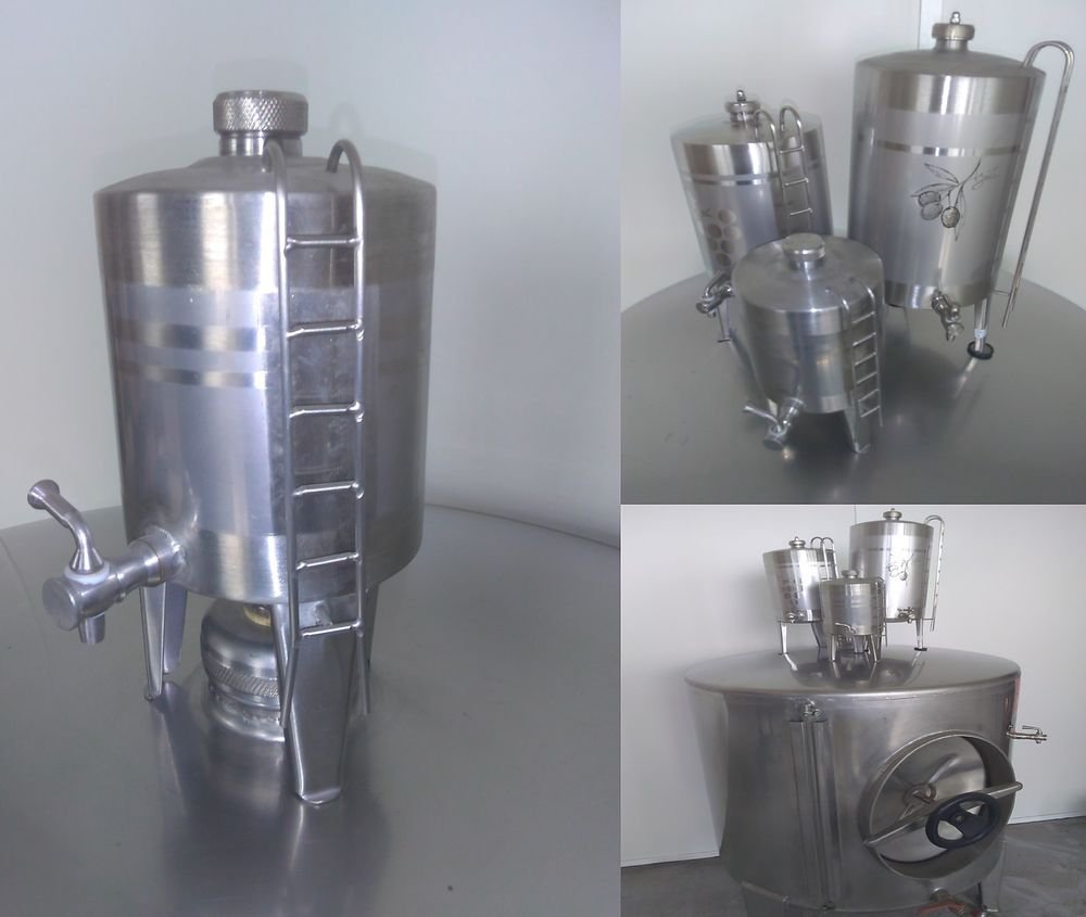 1 liter stainless steel inox container barrel moonshineI wine spirits oil