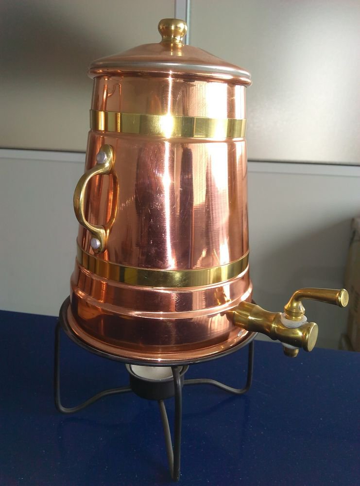 Wine and Liquor Heater * handmade copper