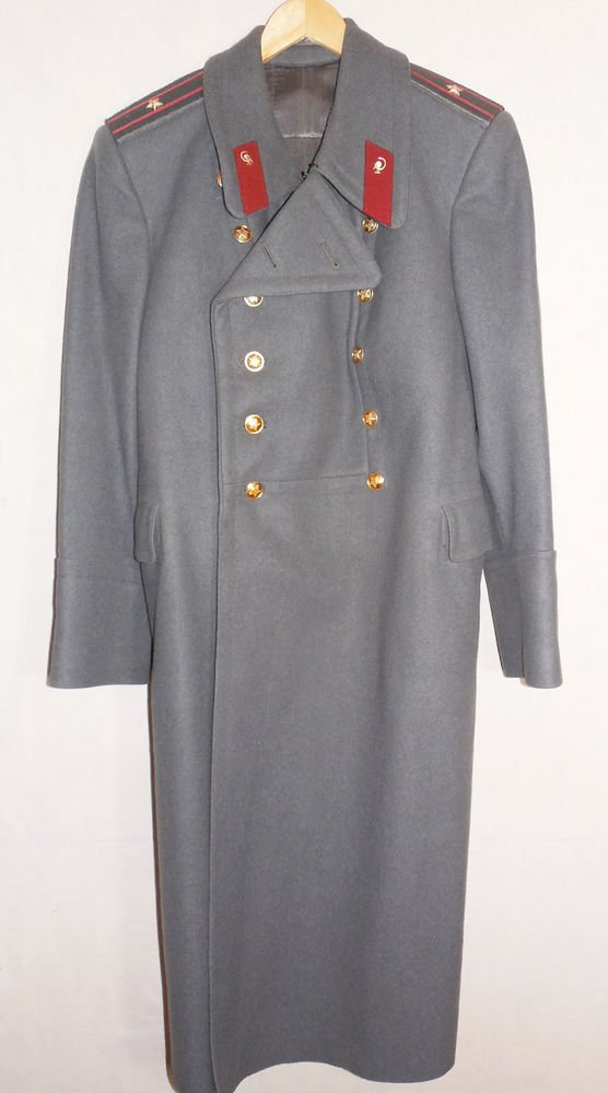 Soviet Russian Military Uniform Original Officer Parade Winter Overcoat