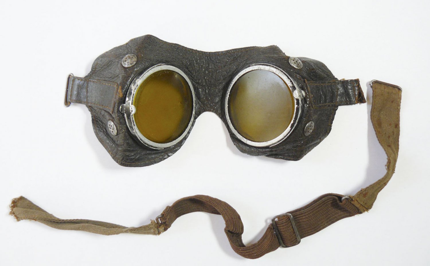 Original German WWII Ultrasin Mountain and Motorized Troop Goggles WW2