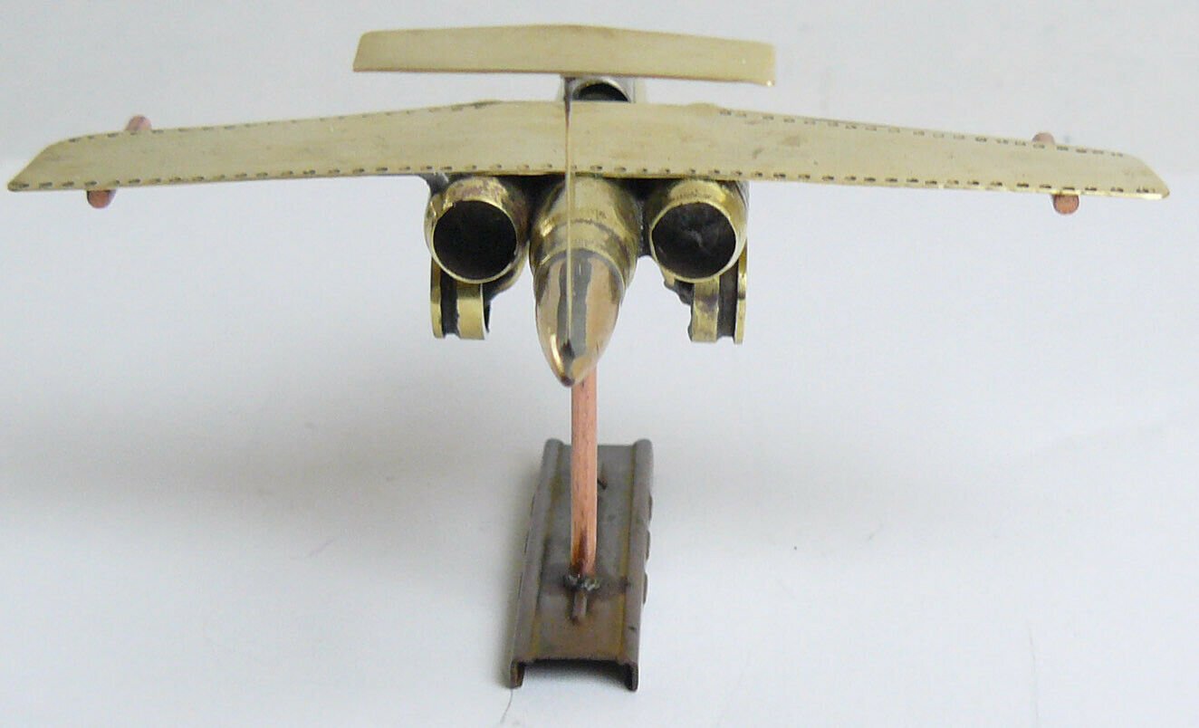 Trench Art Saab 105 Swedish High-Wing Twinjet Aircraft WW2 Shells ...