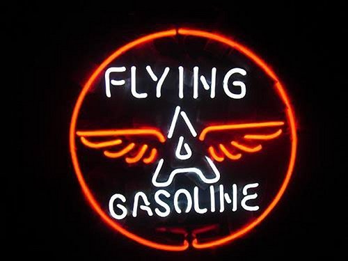 Brand New Flying A Gasoline Gas Station Neon Light Sign 16"x16" [High ...