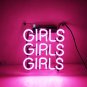 New 'Girls Girls Girls' Club Bar Pub Art Neon Sign 9"x9"