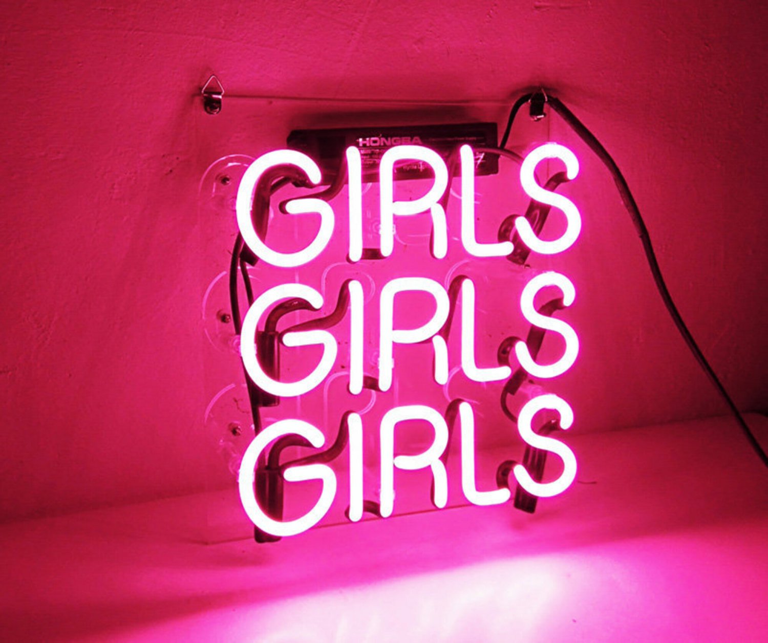 New 'Girls Girls Girls' Club Bar Pub Art Neon Sign 9"x9"
