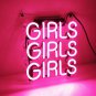 New 'Girls Girls Girls' Club Bar Pub Art Neon Sign 9"x9"