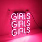 New 'Girls Girls Girls' Club Bar Pub Art Neon Sign 9"x9"