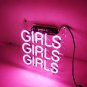 New 'Girls Girls Girls' Club Bar Pub Art Neon Sign 9"x9"