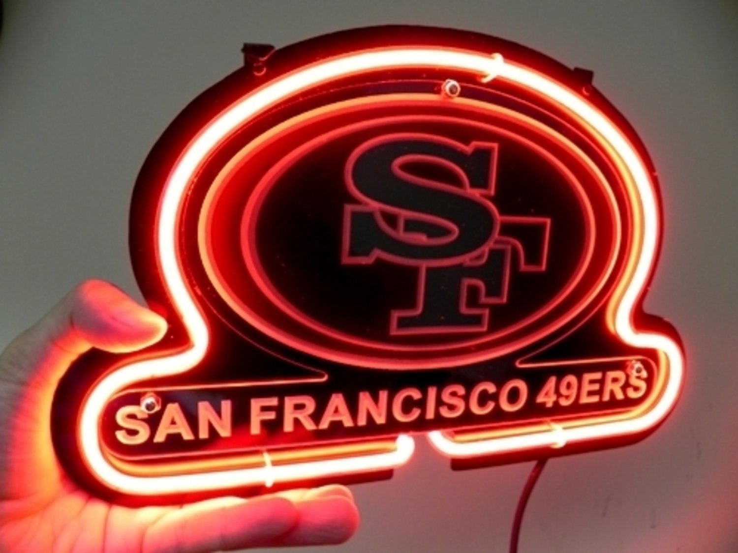 Brand New NFL San Francisco 49ers Football 3D Beer Bar Neon Light Sign ...