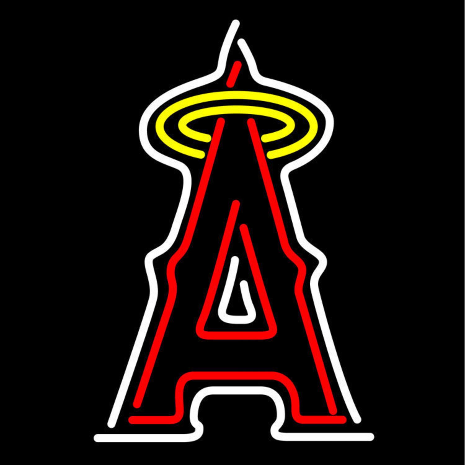 Brand New MLB Los Angeles Angels Baseball Beer Bar Neon Light Sign 16"x ...