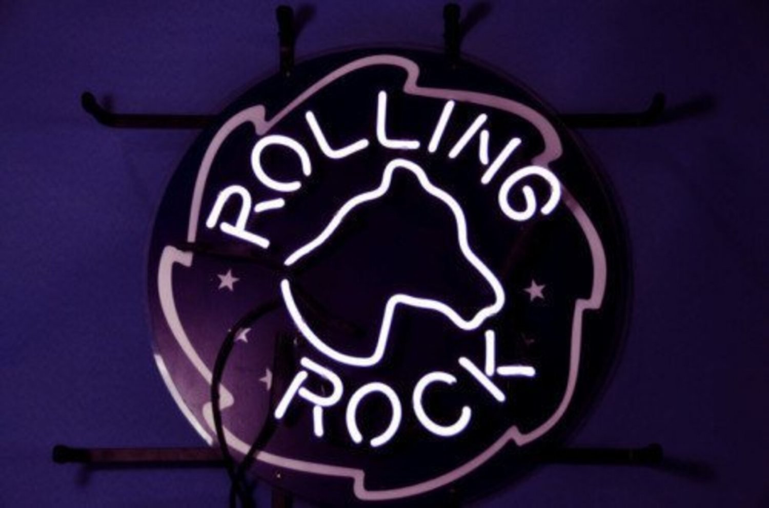 Rolling Rock Horse Head Logo Neon Light Sign 18"x 16" [High Quality]