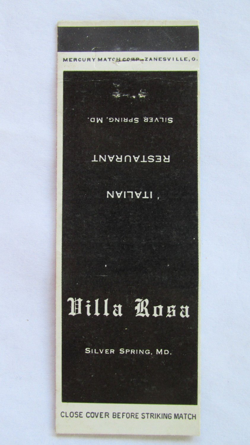 Villa Rosa Italian Restaurant Silver Springs, Maryland 20 Strike ...
