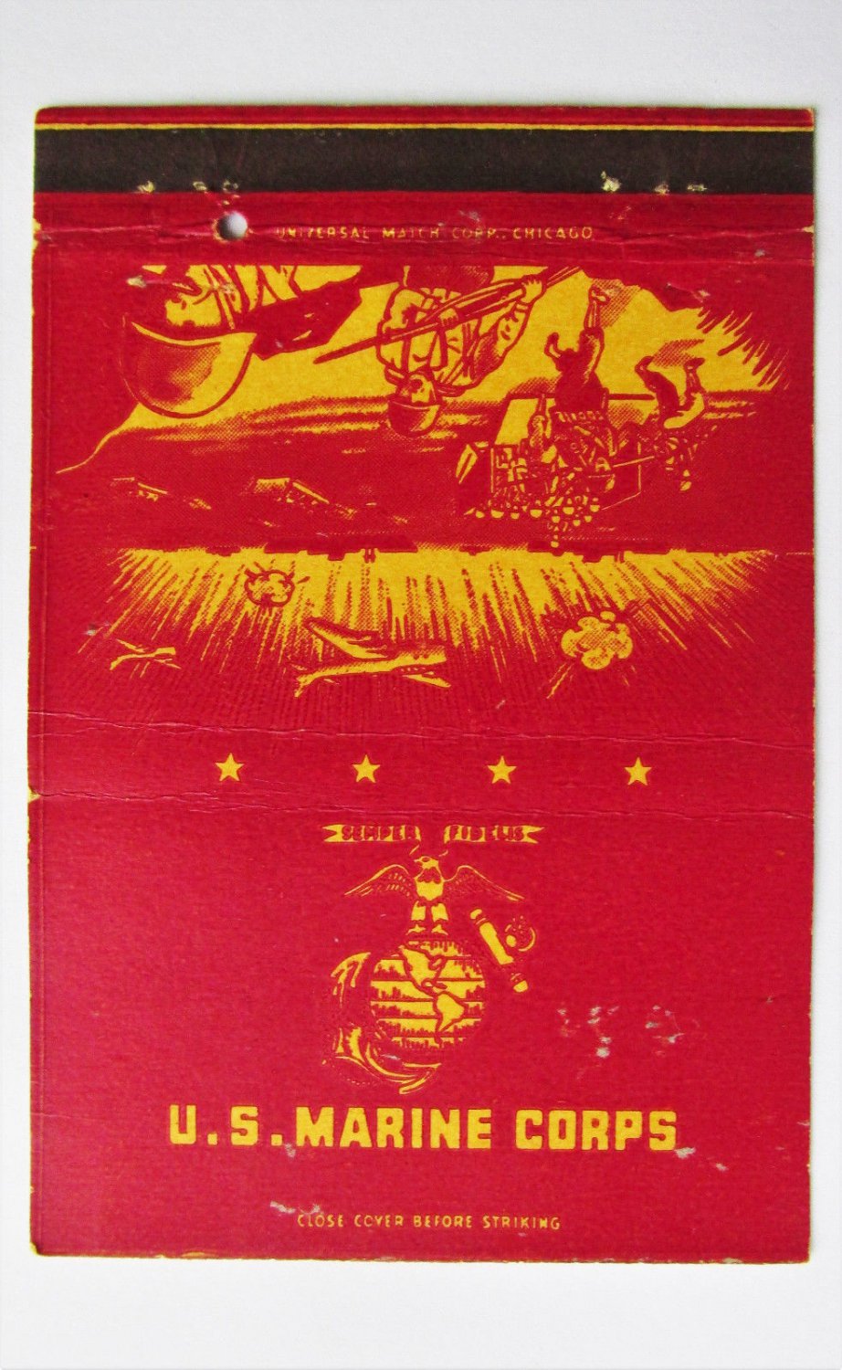 U.S. Marines 40 Strike US Military Matchbook Cover Royal Flash ...