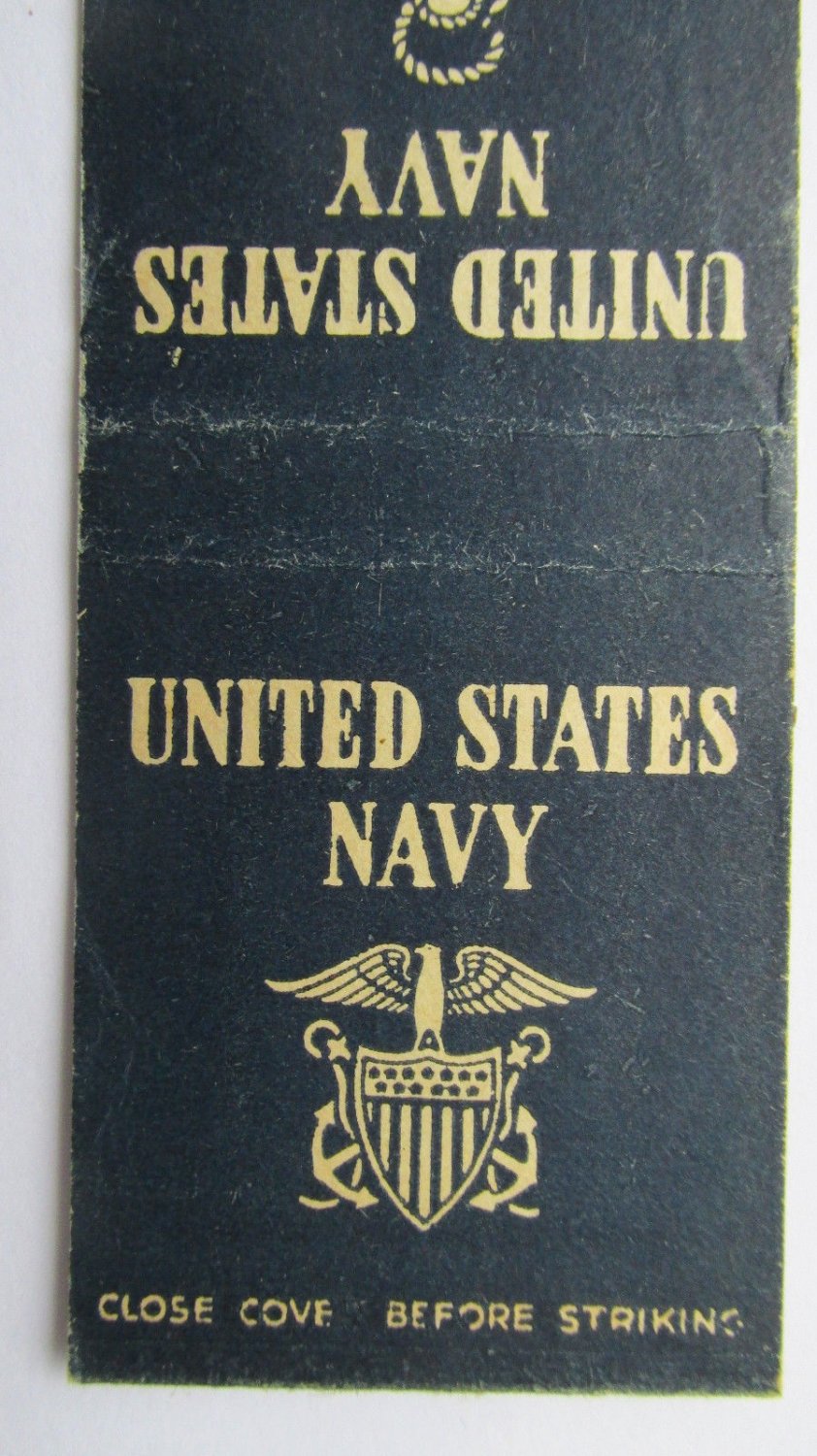 United States Navy 20 Strike Military Matchbook Cover Lion Match Co ...
