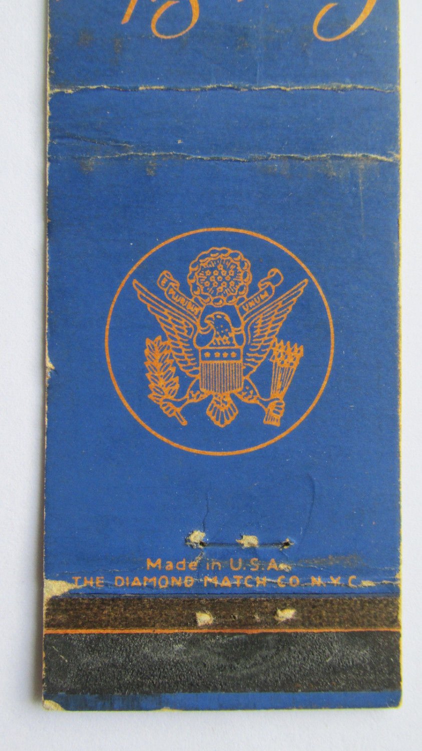 Camp Sibert Alabama 20 Strike US Military Matchbook Cover Matchcover AL ...