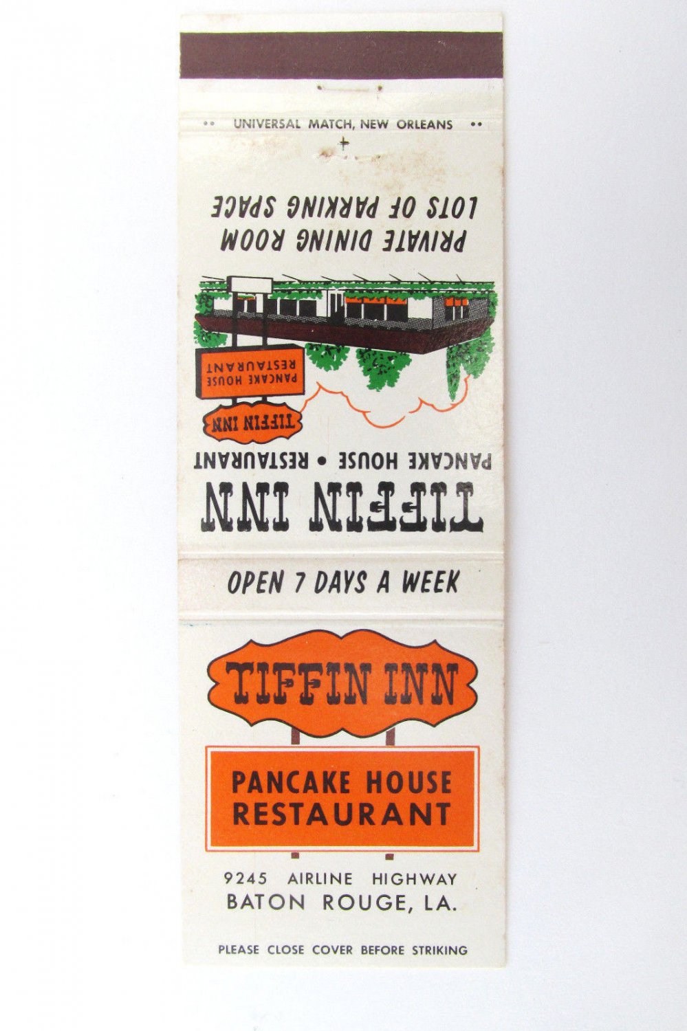 Tiffin Inn Pancake House Restaurant Baton Rouge, Louisiana 20FS ...