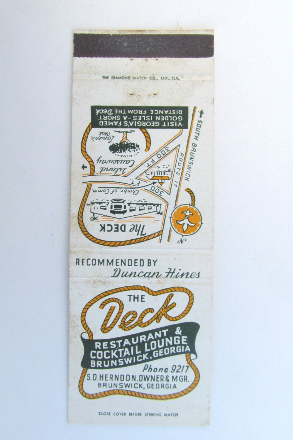 The Deck Restaurant Cocktail Lounge Brunswick, Georgia 20 Strike ...