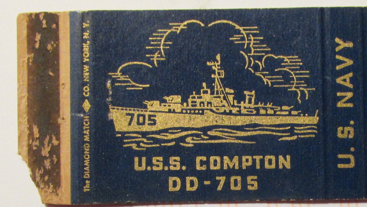 USS Compton DD-705 Destroyer Squadron 12 US Navy Ship 20 Strike ...