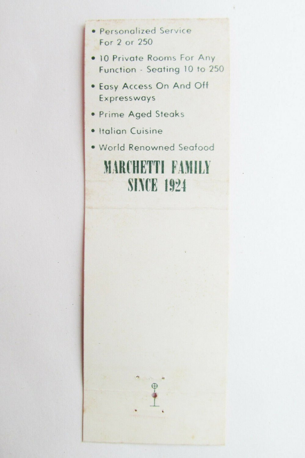 Como Inn - Chicago, Illinois Restaurant 20 Strike Matchbook Cover ...