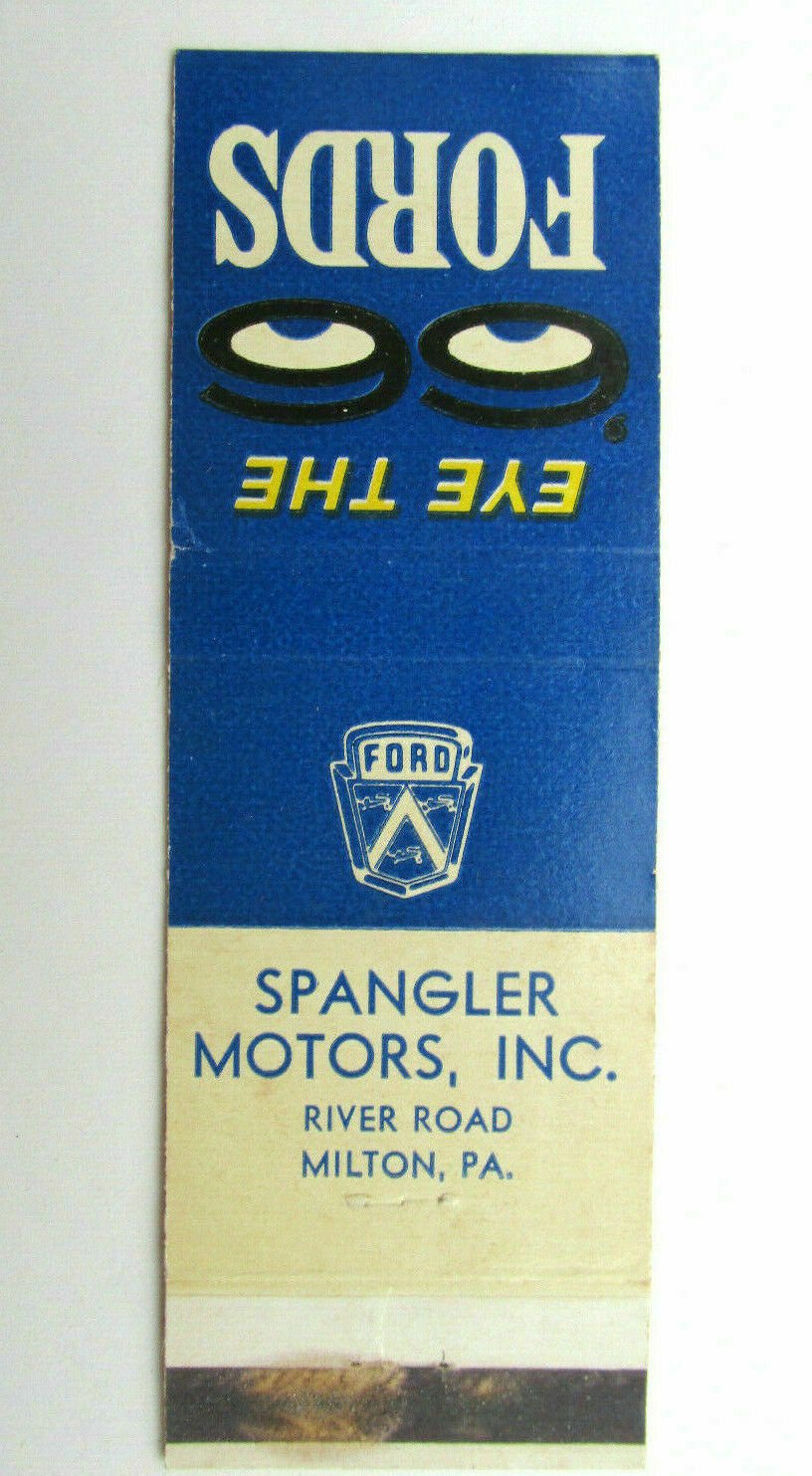 Spangler Motors - Milton, Pennsylvania 66 Ford Car Dealer 20FS ...