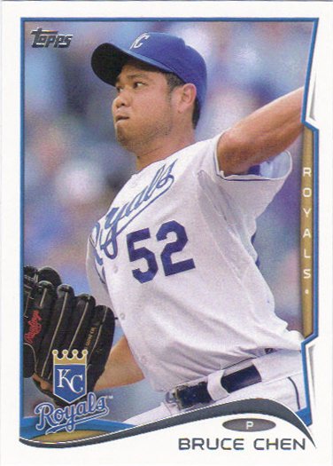 Bruce Chen 2014 Topps #151 Kansas City Royals Baseball Card