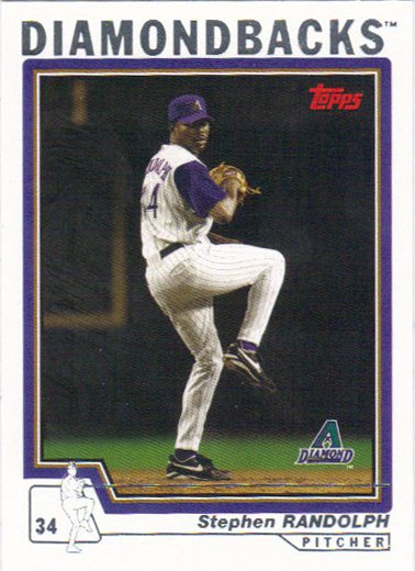 Stephen Randolph 2004 Topps #587 Arizona Diamondbacks Baseball Card