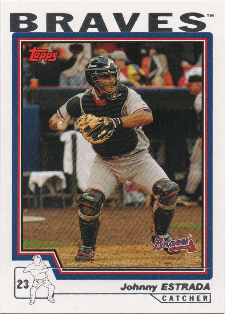 Johnny Estrada 2004 Topps #397 Atlanta Braves Baseball Card