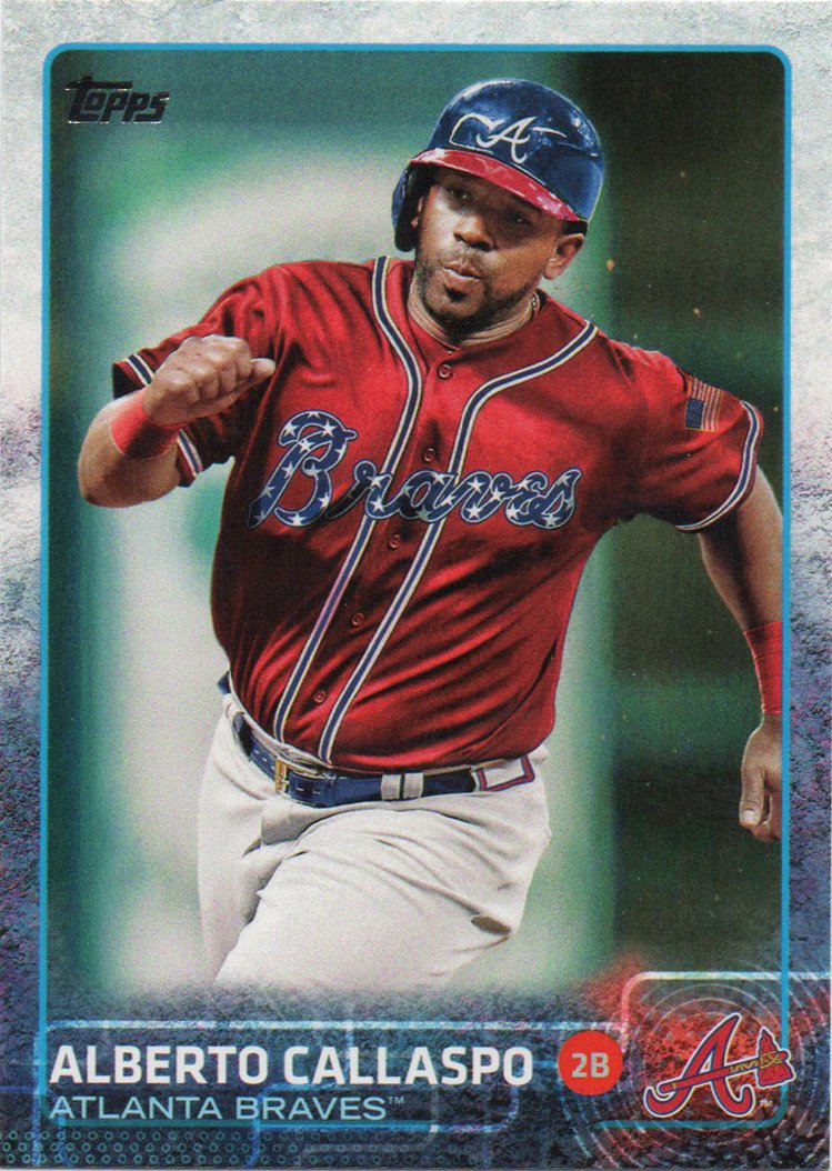 Alberto Callaspo 2015 Topps #543 Atlanta Braves Baseball Card