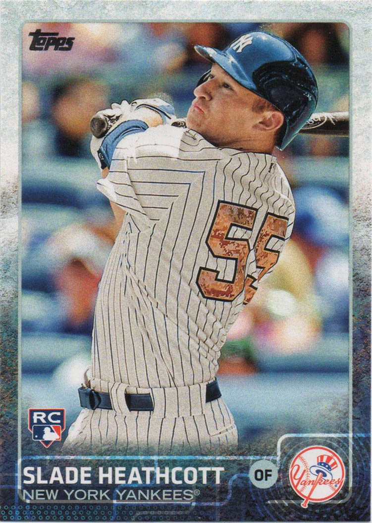 Slade Heathcott 2015 Topps Update Rookie #US160 New York Yankees ...