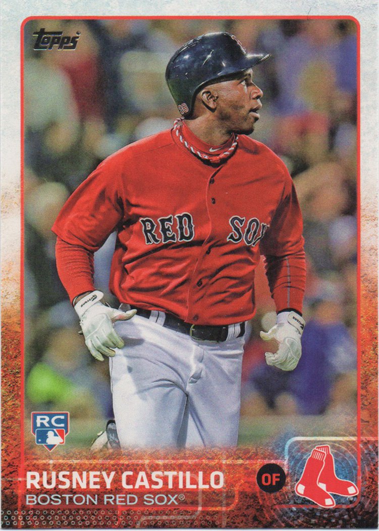 Rusney Castillo 2015 Topps Rookie #144 Boston Red Sox Baseball Card
