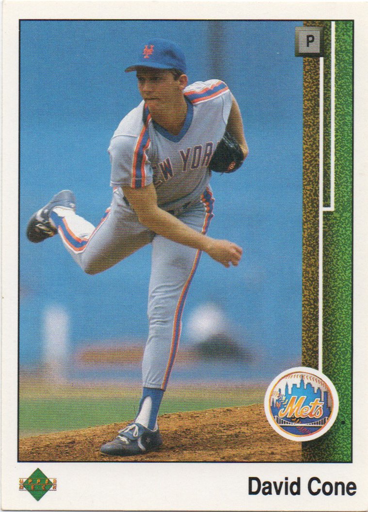 David Cone 1989 Upper Deck #584 New York Mets Baseball Card