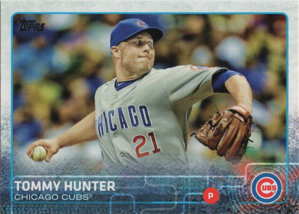 Tommy Hunter 2015 Topps Update #US143 Chicago Cubs Baseball Card
